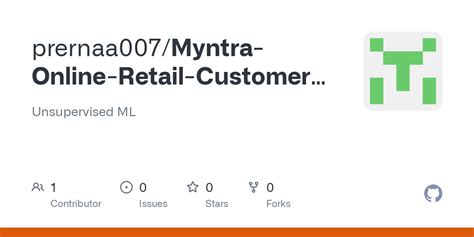 Github Prernaa007myntra Online Retail Customer Segmentation
