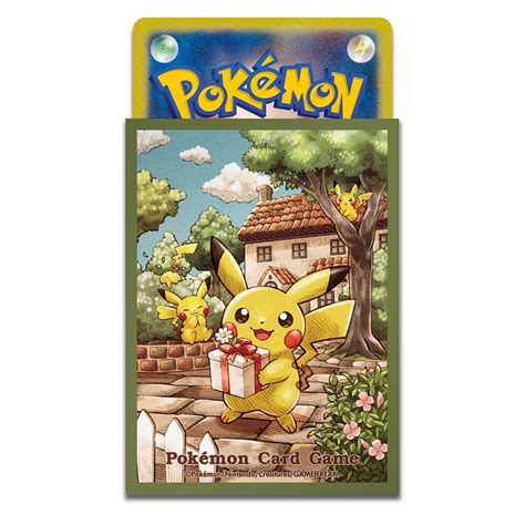 Card Sleeves Pikachus T Green Pokémon Card Game Authentic