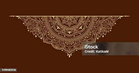 헤나 멘디 문신 장식에 대한 꽃 만다라의 형태로 원형 패턴 민족 동양 스타일의 장식 장식 개요 낙서 손 그리기 벡터 그림입니다 만다라에 대한 스톡 벡터 아트 및 기타 이미지