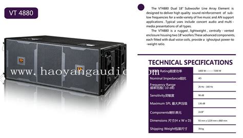 Vt4880 Line Array Sound System Line Array Subwoofer Vt4880 Subwoofer And Vt4880 High Power