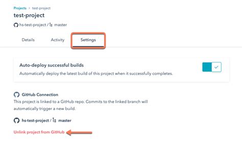 Link A GitHub Repository To A Project BETA HubSpot