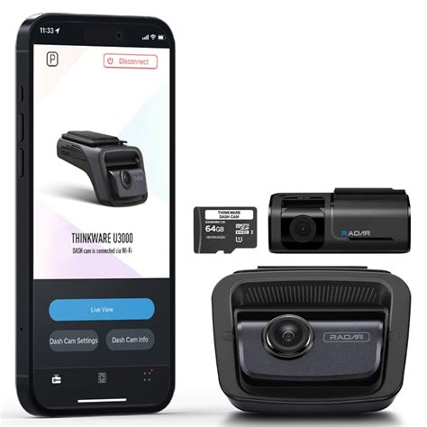 Thinkware U3000 2ch 4k Front Dash Cam 2k Rear Cam Starvis 2 Sensor