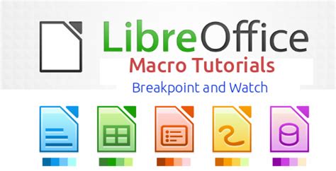 Debugging LibreOffice Macro Basic Using Breakpoint And Watch