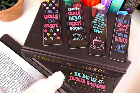 Smutty Bookmark Spicy Bookmark Adult Bookmarks Spicy Romance Bookmarks Smut Acrylic