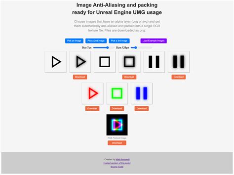 github mattetti umg antialiser a web app that anti aliases alpha
