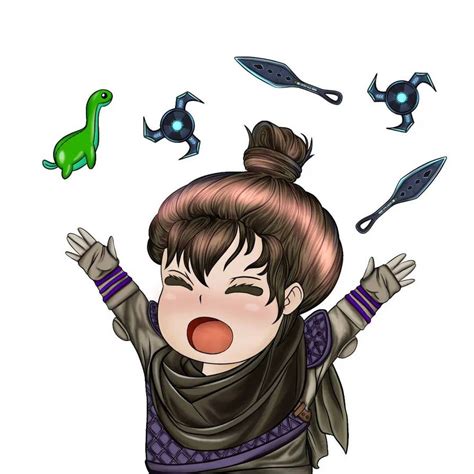 Wraith Chibi Commission Done By Rr2212 On Deviantart