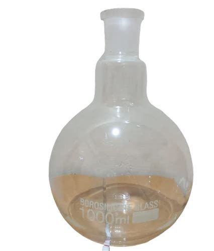 Borosilicate Glass 1000ml Round Bottom Flask For Chemical Laboratory