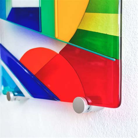 Biscay Diptych Fused Glass Wall Art Glass Art By Linda