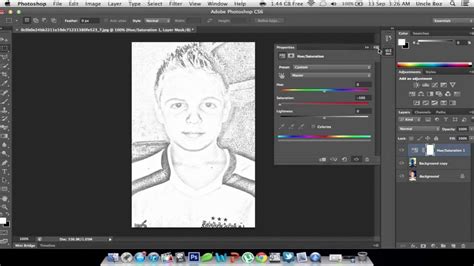 Pencil Sketch Photoshop CS6 Tutorial YouTube