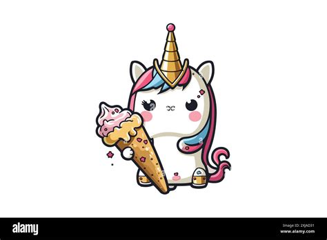 Unicorn Burger Stock Vector Images Alamy