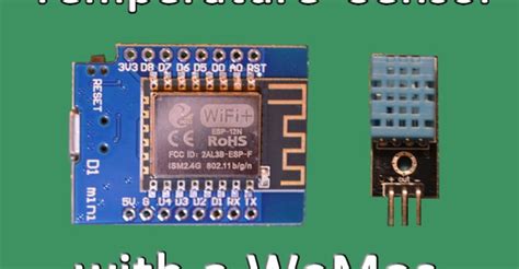 Using The Ds18b20 Temperature Sensor With A Wemos D1 Mini Esp8266