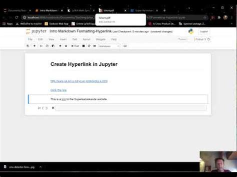 Video 9 Introduction Markdown Formatting Hyperlink YouTube