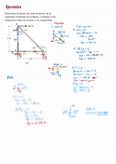 SOLUTION: Ejercicio de estatica y dinamica 10 - Studypool