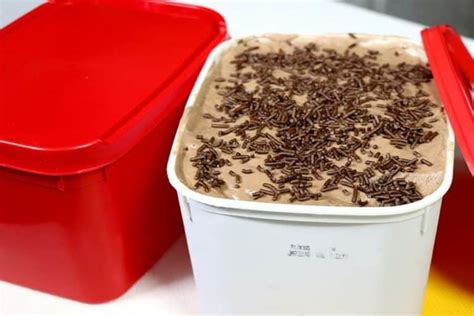 Sorvete Caseiro De Chocolate Super Cremoso Para Sobremesa De Dia Das Mães