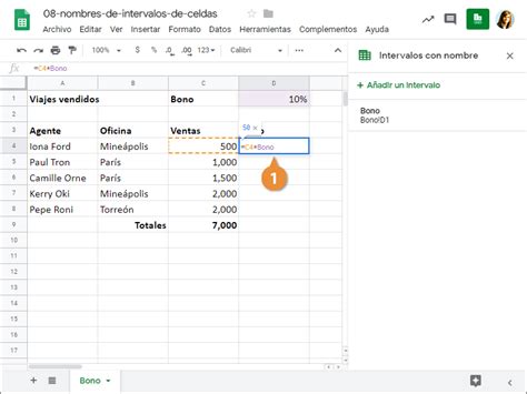 Nombres De Intervalos De Celdas CustomGuide
