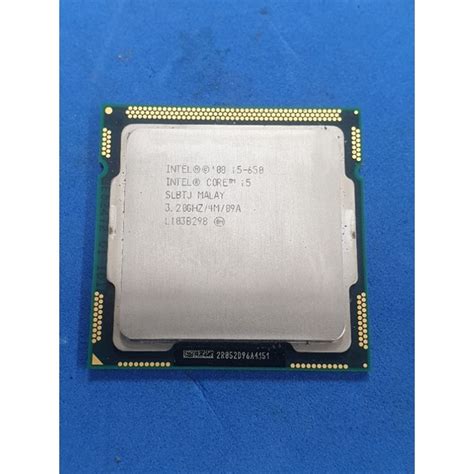 Cpu Core I5 650 เจน 1 ใสกับเมนบอร์ด 1151 สภาพสวย ใช้งานปกติ Shopee