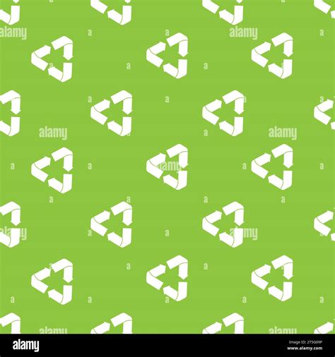 Recycle Triangle Seamless Pattern Recycle Recycling Pattern Symbol