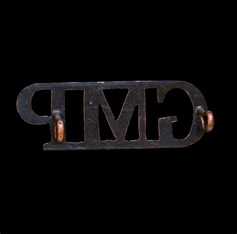 Gmp Gurkha Military Police Shoulder Title Badge British Badges And Medals