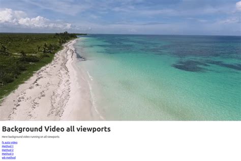 Background Video Webflow