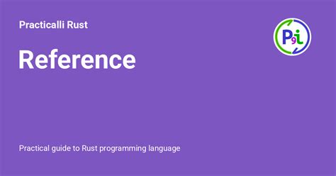 Reference Practicalli Rust Reference Practicalli Rust