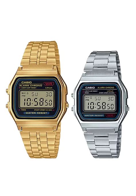Buy Casio Digital Couple Watches Couple A158 A159wg 1df 2025 Online