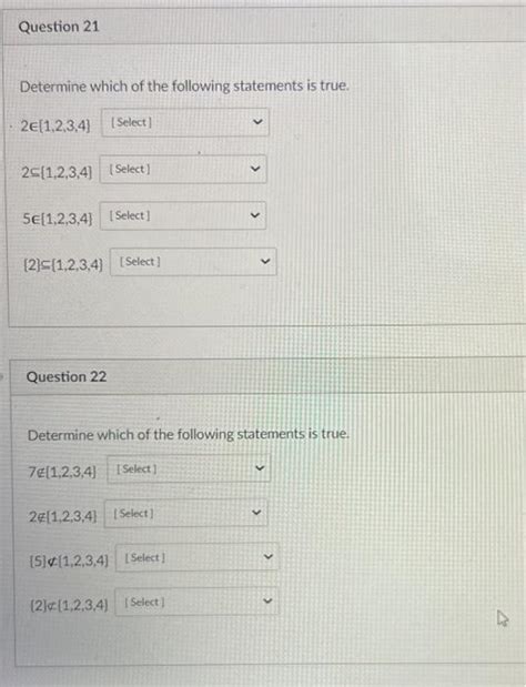 Solved Determine Which Of The Following Statements Is True Chegg