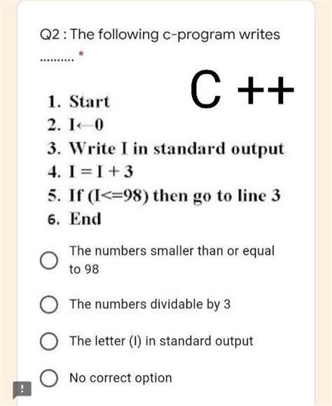 Solved Q2 The Following C Program Writes C 1 Start 2