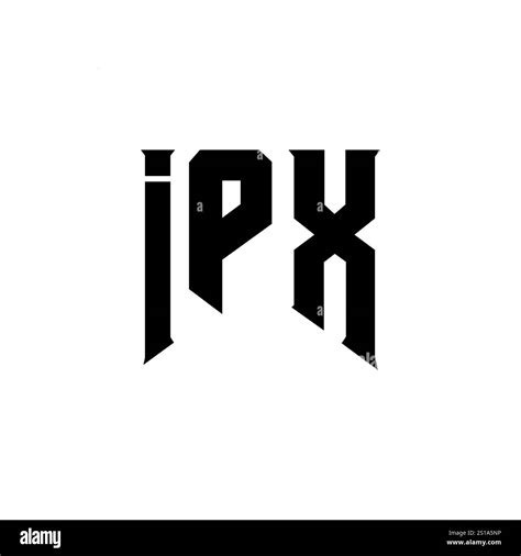 Ipx Letter Logo Design For Technology Company Ipx Logo Design Black