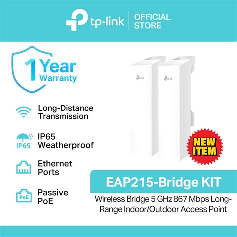 Tp Link Eap Bridge Kit Omada Wireless Bridge Ghz Long Range Indoor Outdoor