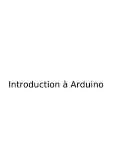 Introduction à Arduino Université de Limoges introduction 224