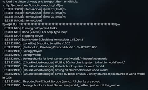 The Server Crashes On Startup · Issue 2851 · Pluginbugsissues