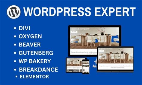Wordpress Website Oxygen Divi Wp Bakery Elementor Membership