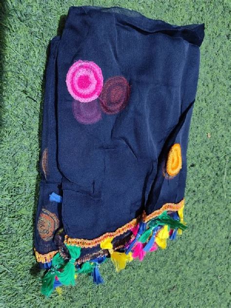 Embroidered Chiffon Phulkari Dupatta Size 25 Meter At Rs 85 In