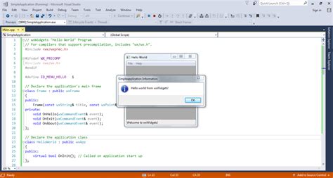 Building WxWidgets Applications Using Microsoft Visual Studio Codtronic Technologies Limited