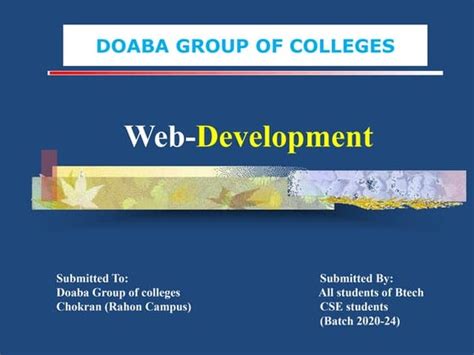 Web Development Pptpptx