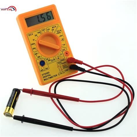 Lcd 디지털 멀티 미터 Acdc 7501000v 전압계 전류계 용 디지털 미니 핸드 헬드 멀티 미터 옴 테스터 미터 프로브