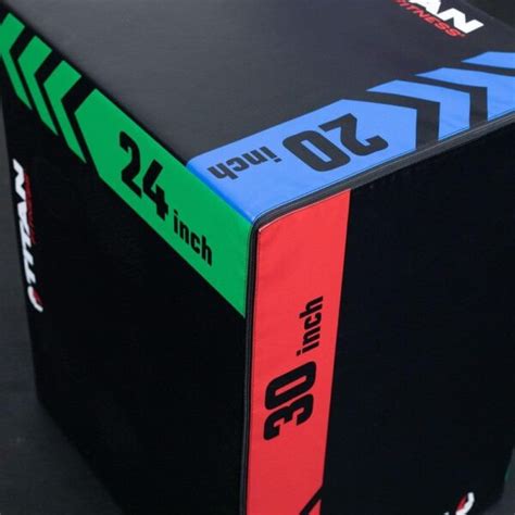 Titan Fitness Heavy Foam Plyometric Jump Box Pro Duty Foam Plyo Box