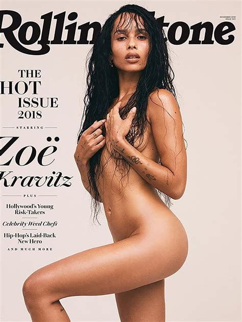 Zoë Kravitz Posó Desnuda Para La Rolling Stone Imitando A Su Famosa