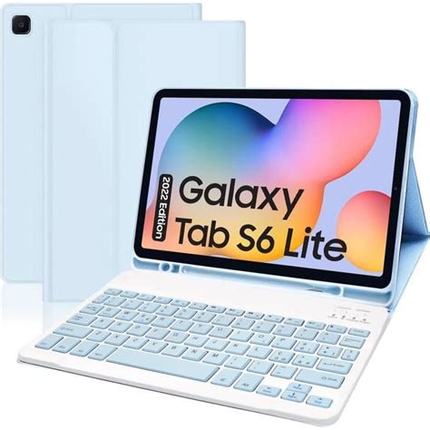 Étui Avec Clavier Pour Samsung Galaxy Tab S Lite Italien Qwerty Clavier Compatible Avec