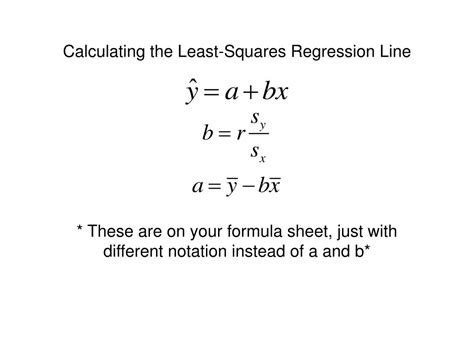 Ppt 32 Residuals And Least Squares Regression Line Powerpoint