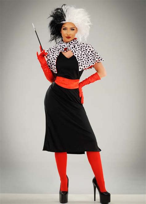 Adult Womens Cruella De Vil Costume