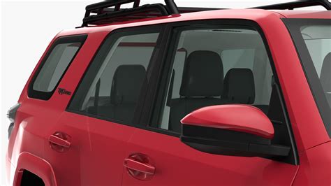 Toyota 4runner Trd Pro Red Metallic 2021 3d Model 149 3ds Blend