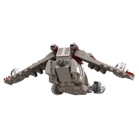 Lego Moc Laat Republic Gunship Micro Scale By Xigphir Rebrickable