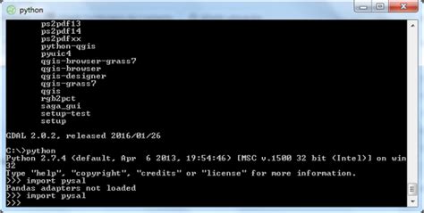 Cómo Instalar Pysal Para La Python Console De Qgis En Windows 7 El