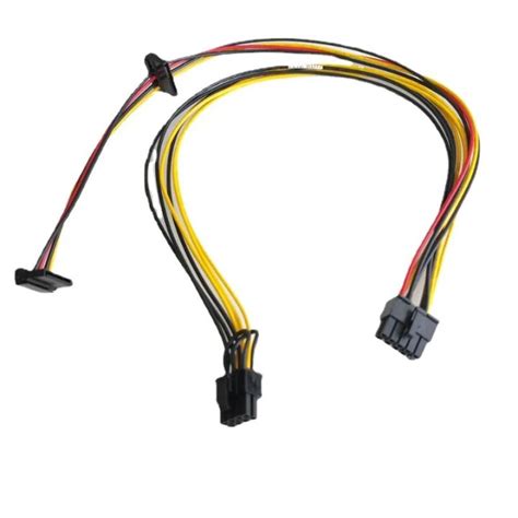 10Pin To PCI E GPU Video Card 8Pin 6 2P Socket 2 Port SATA Power