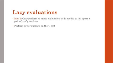 Ppt Efficient Hyper Parameter Tuning Using Lazy Paired Evaluations Powerpoint Presentation