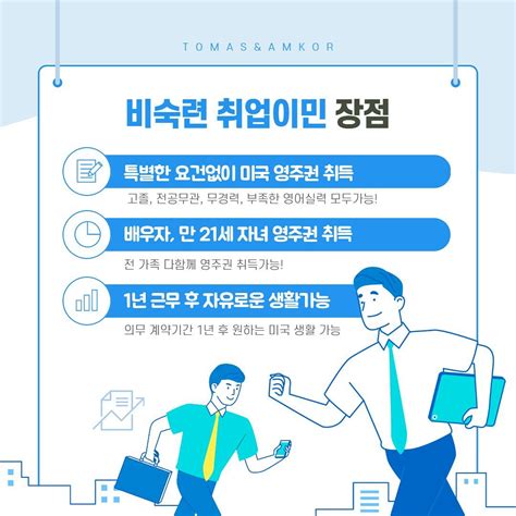 토마스앤앰코 가장 쉬운 미국 영주권 취득 방법 학력경력성별자격영어능력 무관