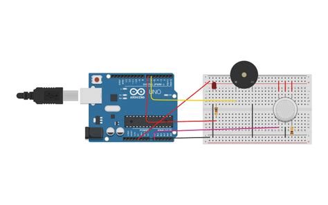 Circuit Design Detector De Gas E Fumaça Tinkercad