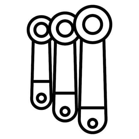 Premium Vector Measuring Spoons Icon