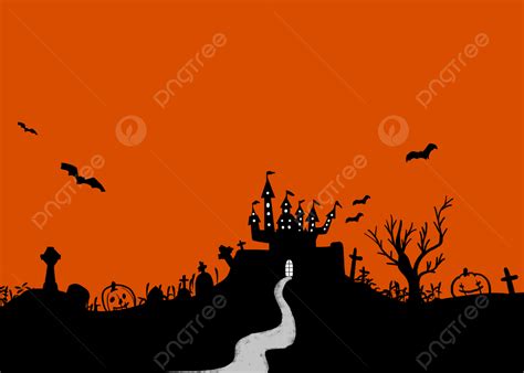 할로윈 유령의 집 박쥐 배경 박쥐 호박 귀신의 집 배경 일러스트 및 사진 무료 다운로드 Pngtree